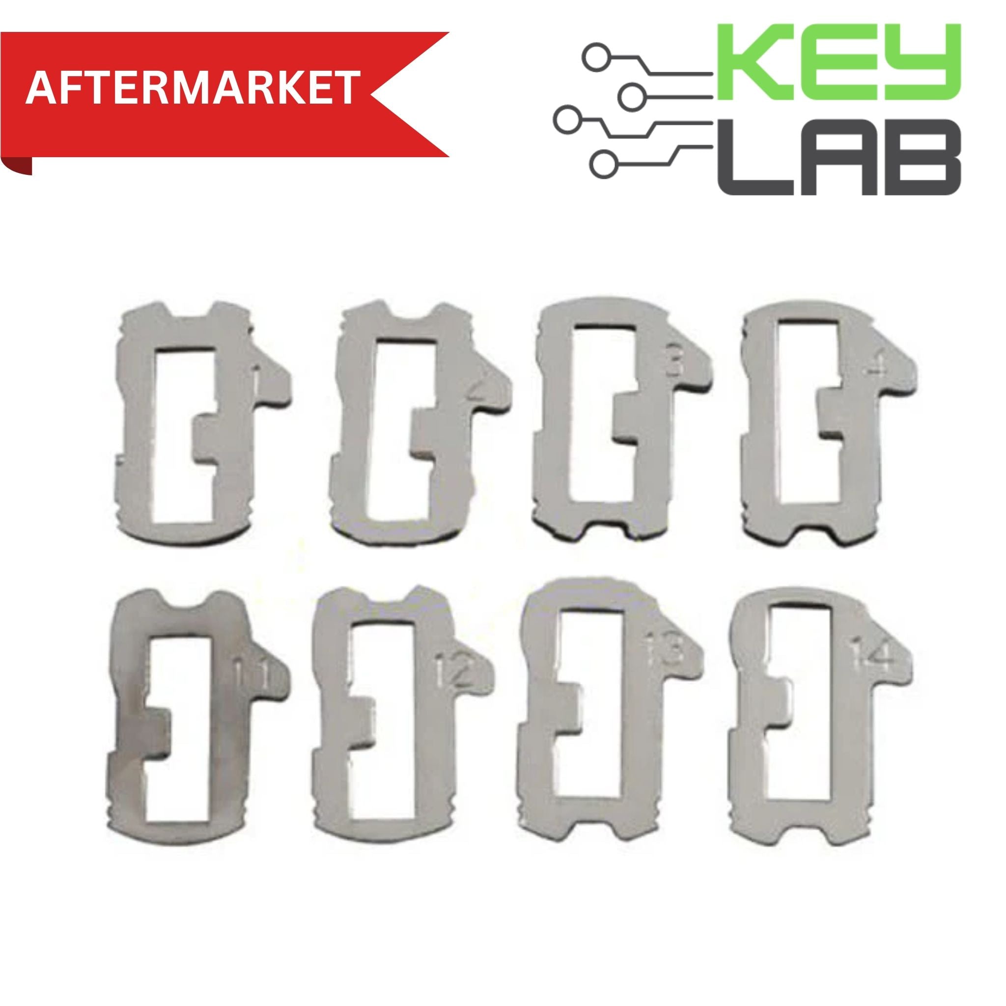 Audi - Lock Wafer Set (HU66) 1/2/3/4/11/12/13/14 – Royal Key Supply