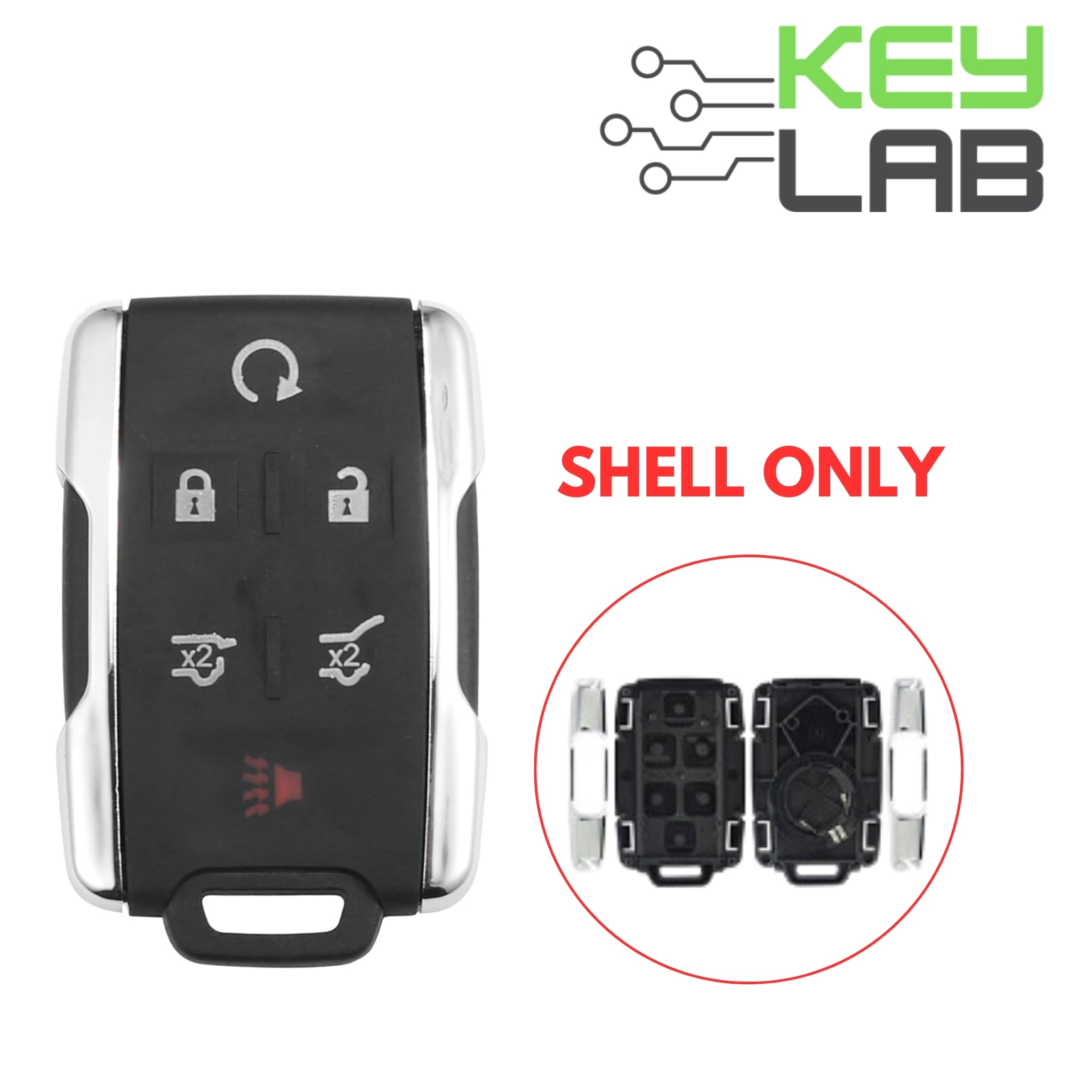 Chevrolet 2015-2020 Keyless Entry Remote 6B SHELL for M3N-32337100 ...