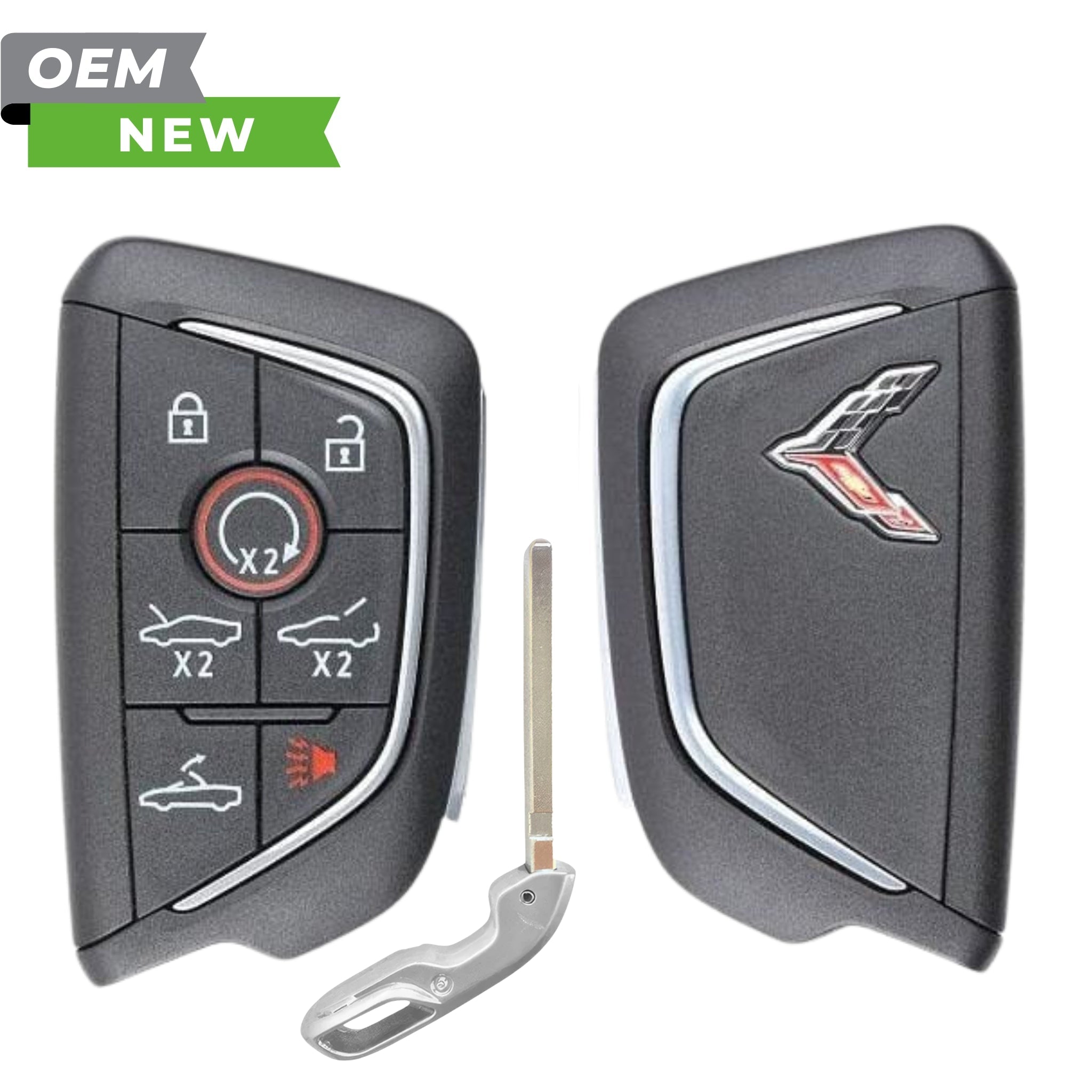 Chevrolet New OEM 2021-2025 Corvette C8 Smart Key (Carbon Gray) 7B PN ...