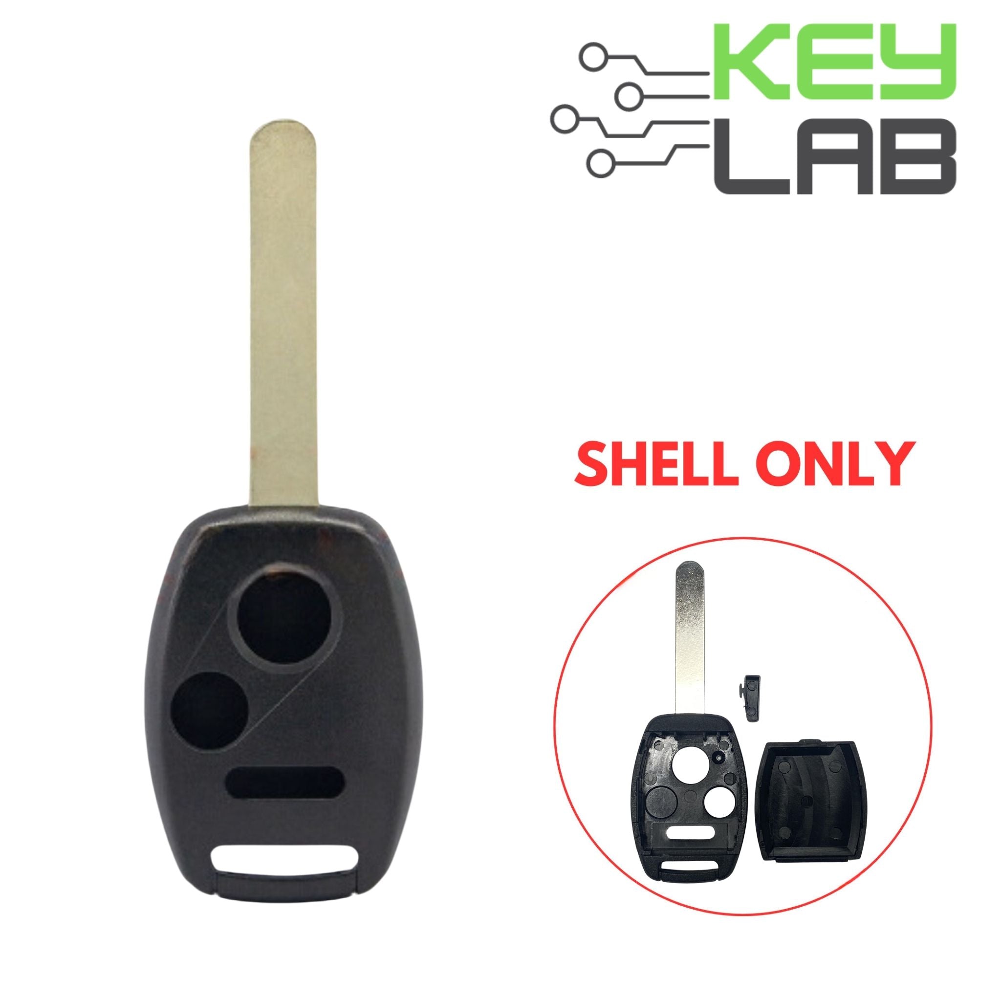 Honda 2002-2014 Remote Head Key SHELL 3B - Heavy Duty Snap – Royal Key ...
