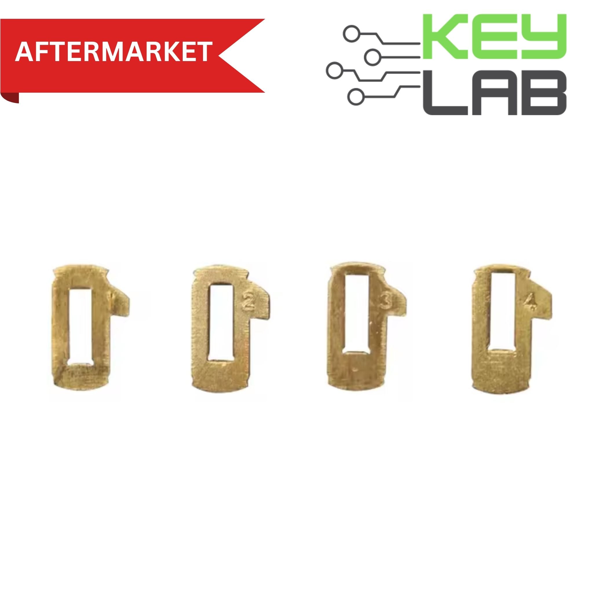 Nissan - Lock Wafer Set (NSN14) 1/2/3/4 (20 of each size) – Royal Key ...