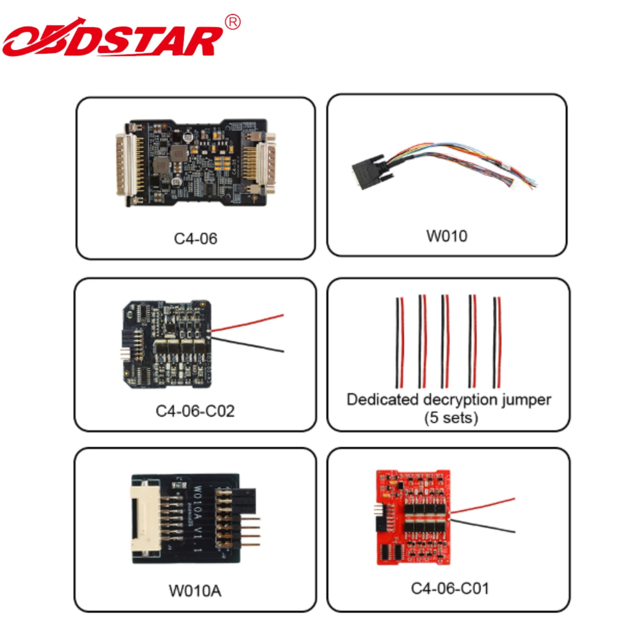 OBDStar - RH850/V850 AKL Full Adapter Kit – Royal Key Supply