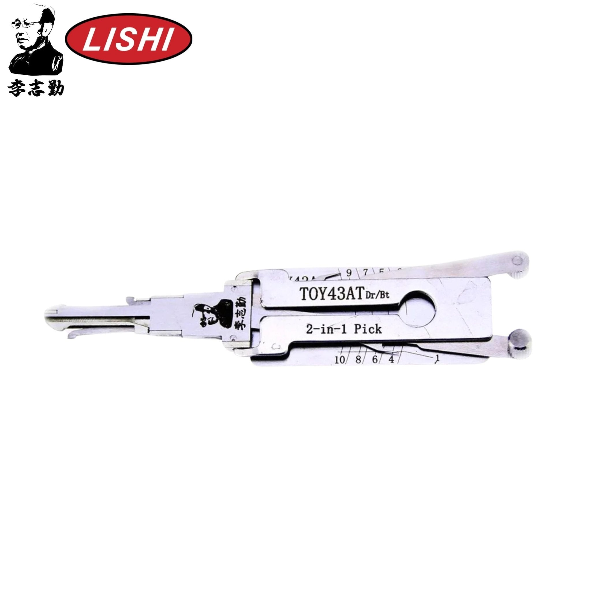Original Lishi - Toyota TOY43AT (Dr/Bt) - 2-in-1 Pick/Decoder - AG ...