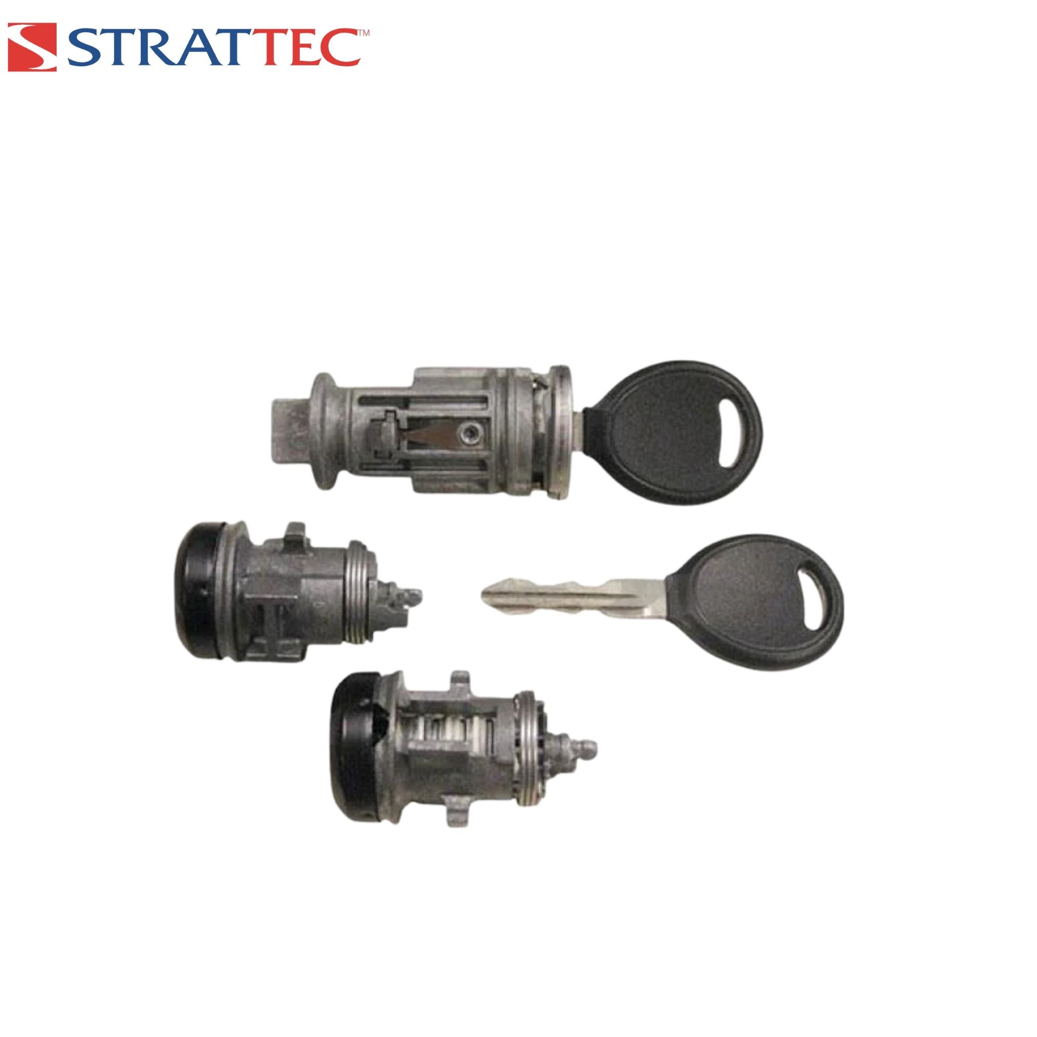 Strattec - Chrysler 1998-2008 Ignition Door Lock Set - Coded PN# 70129 ...