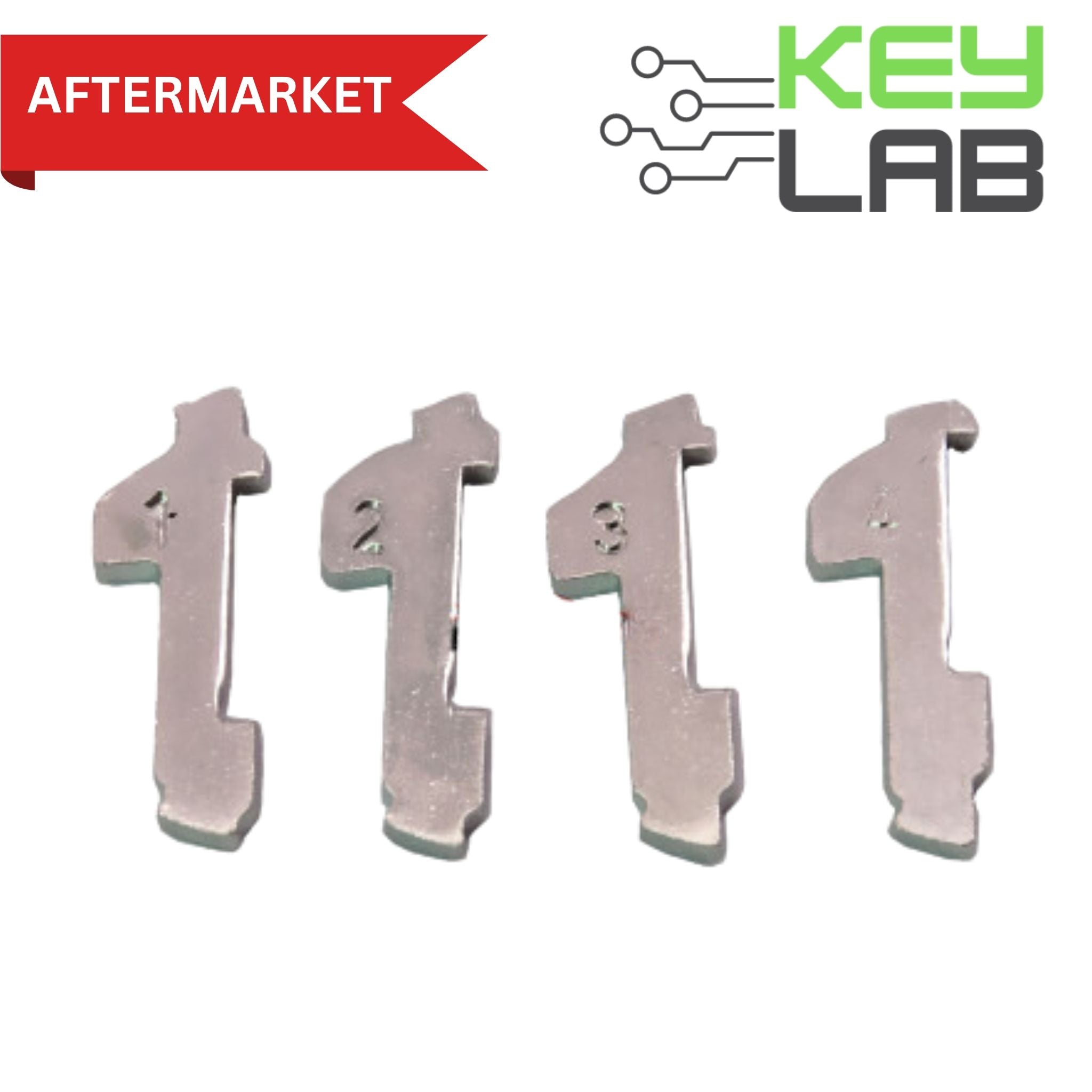 Subaru - Lock Wafer Set (DAT17) 1/2/3/4 (20 of each size) – Royal Key ...