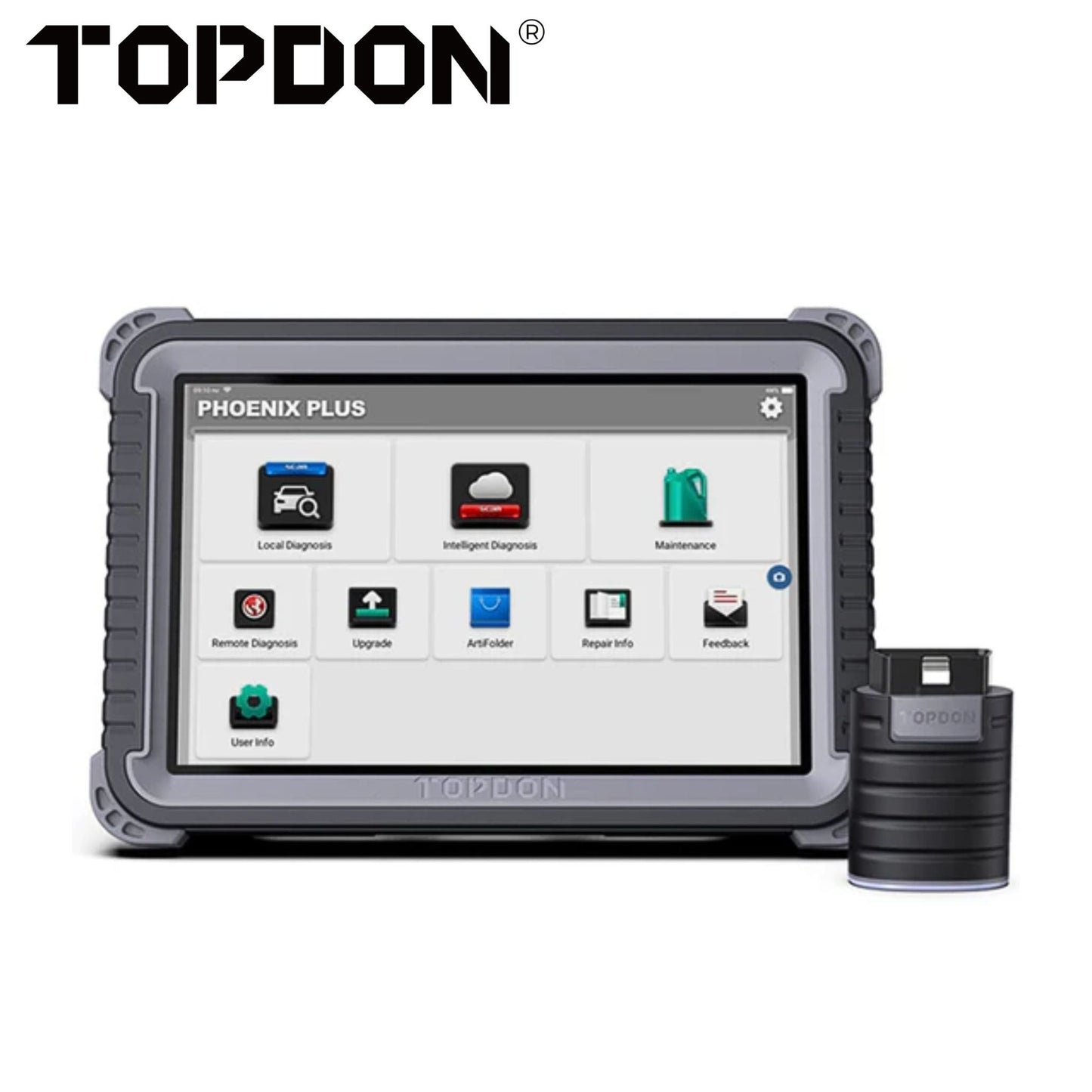 Topdon Phoenix Plus OBD2 Bidirectional Diagnostic Scanner Tool and (Ke ...