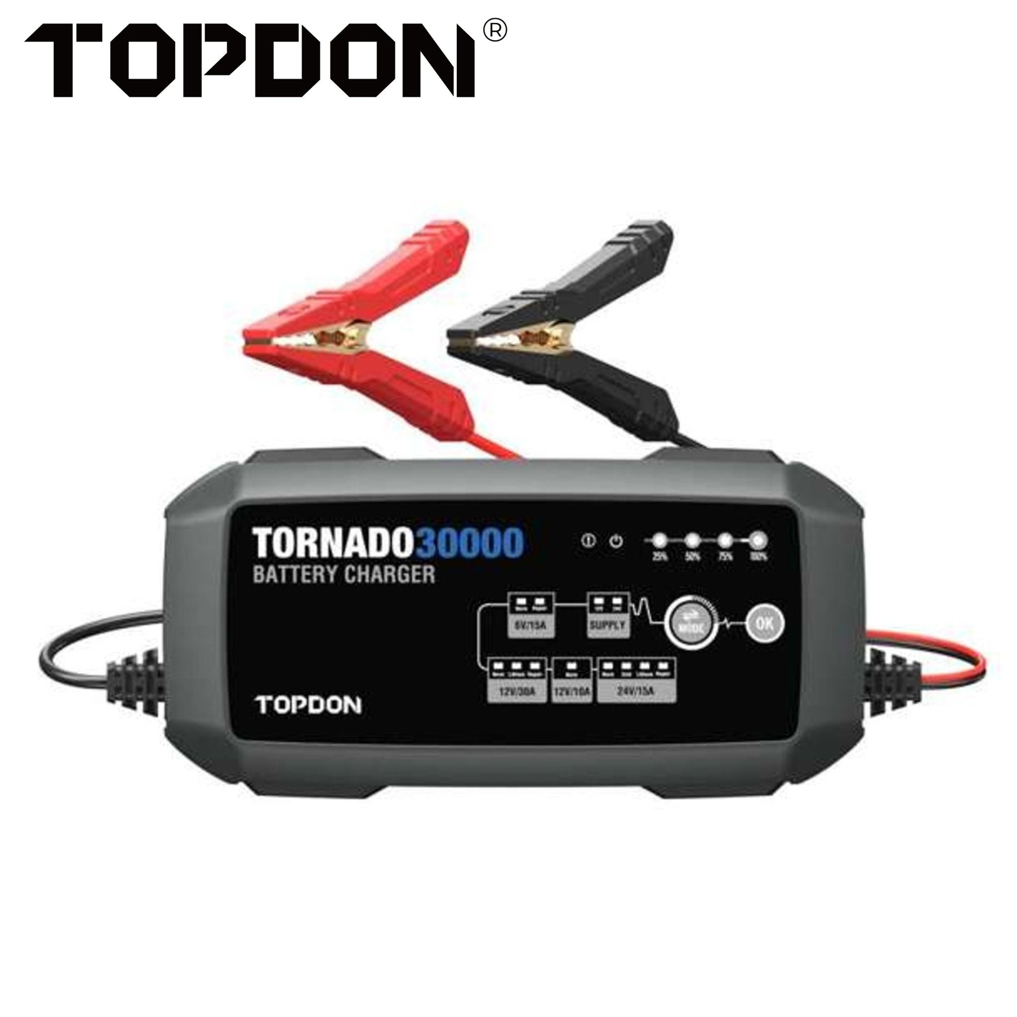 TOPDON - Tornado 30000 Battery Charger Lithium-Ion Battery – Royal Key ...